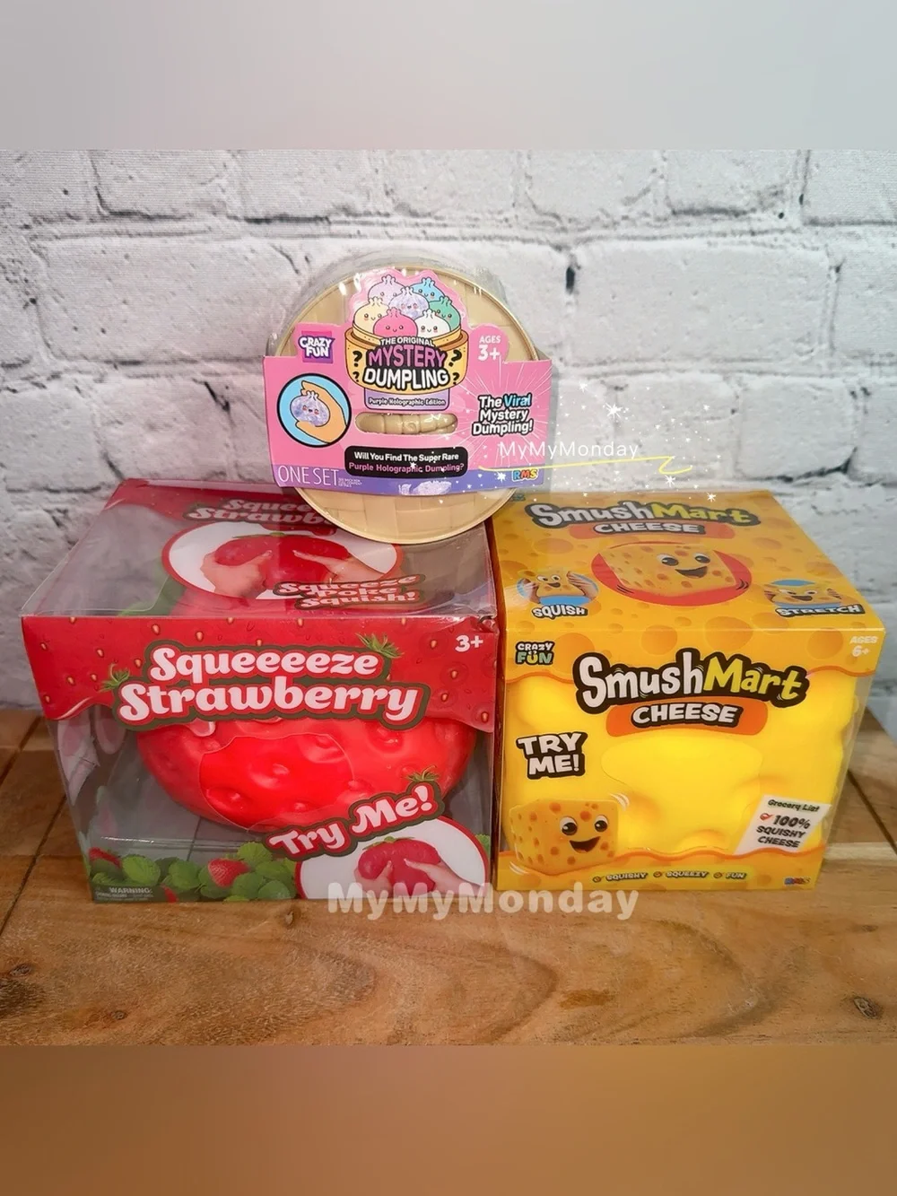 RMS | Toys | Rms Crazy Fun Dumpling Jumbo Strawberry Squishy Cheese ...
